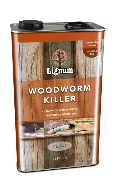 Lignum Woodworm Insect Killer Ready To Use Wood Treatment MicroEmulsio ...